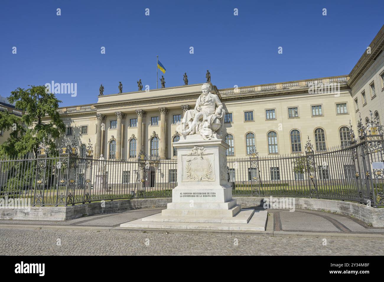 Alexander von Humboldt Memorial, Main Building, Humboldt University ...