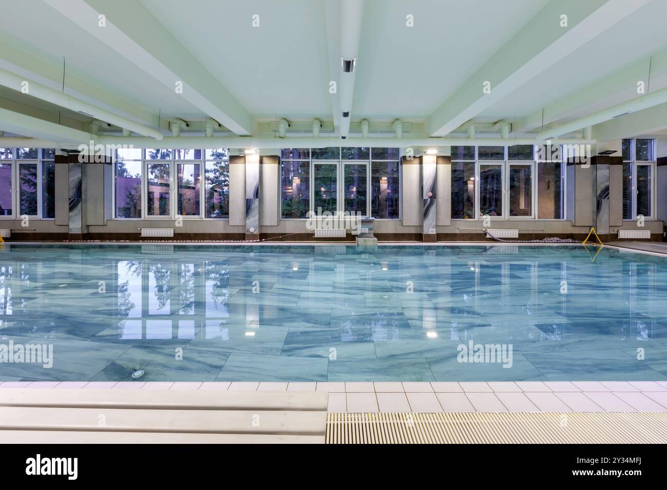 interior of modern swimming pool Stock Photo - Alamy