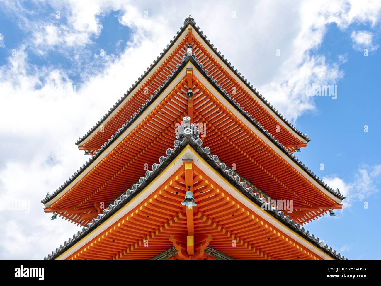 Sanju-no-to, Three Storied Pagoda, Kiyomizu-dera temple, Kyoto, Japan ...
