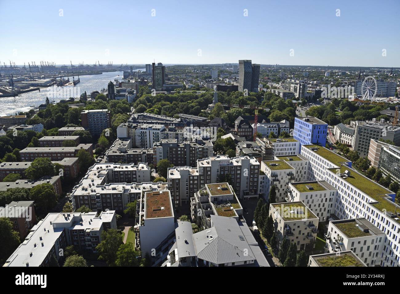 Europe, Germany, Hanseatic City of Hamburg, View of new residential ...