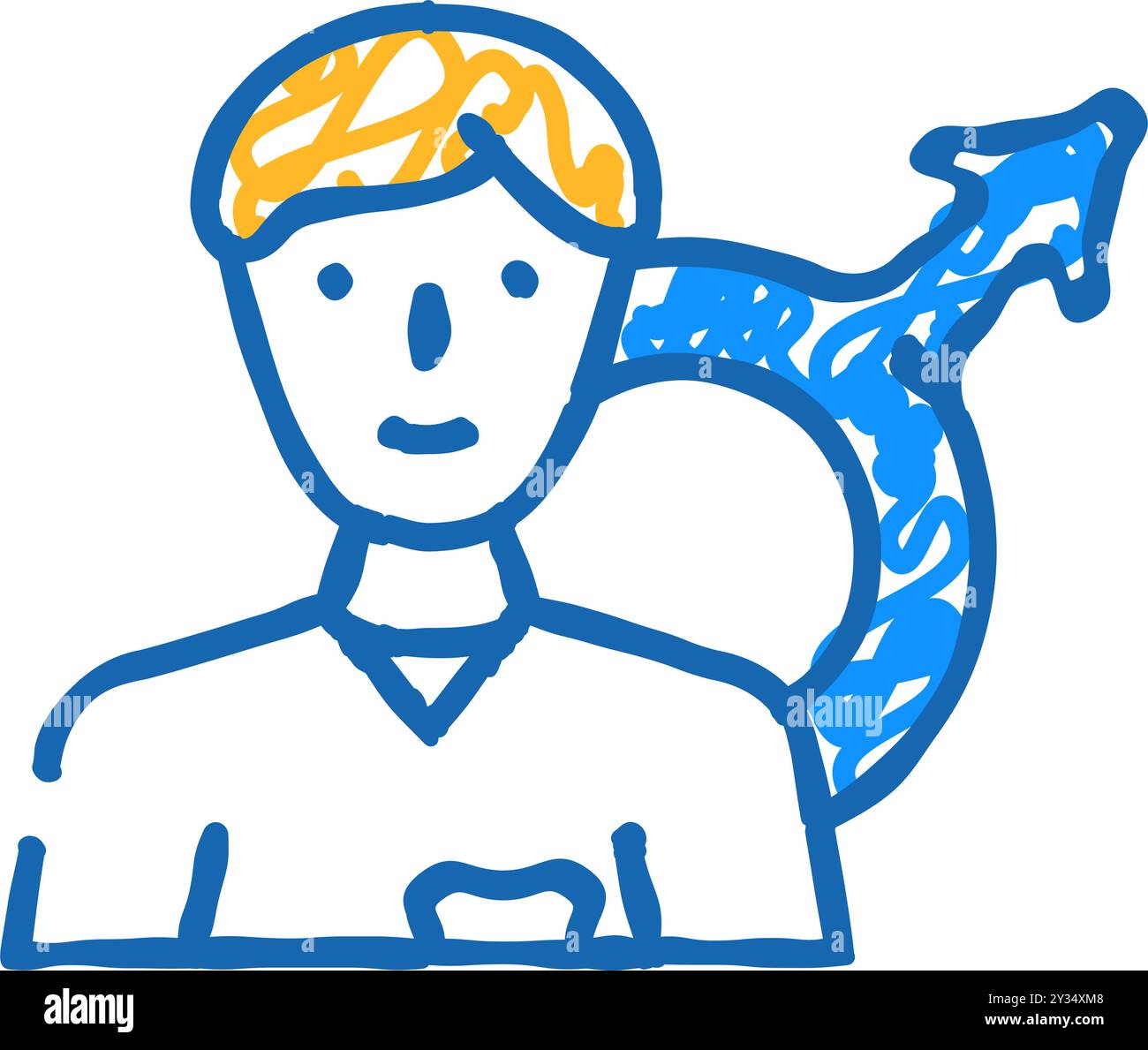 urologist doctor icon doodle illustration Stock Vector Image & Art - Alamy