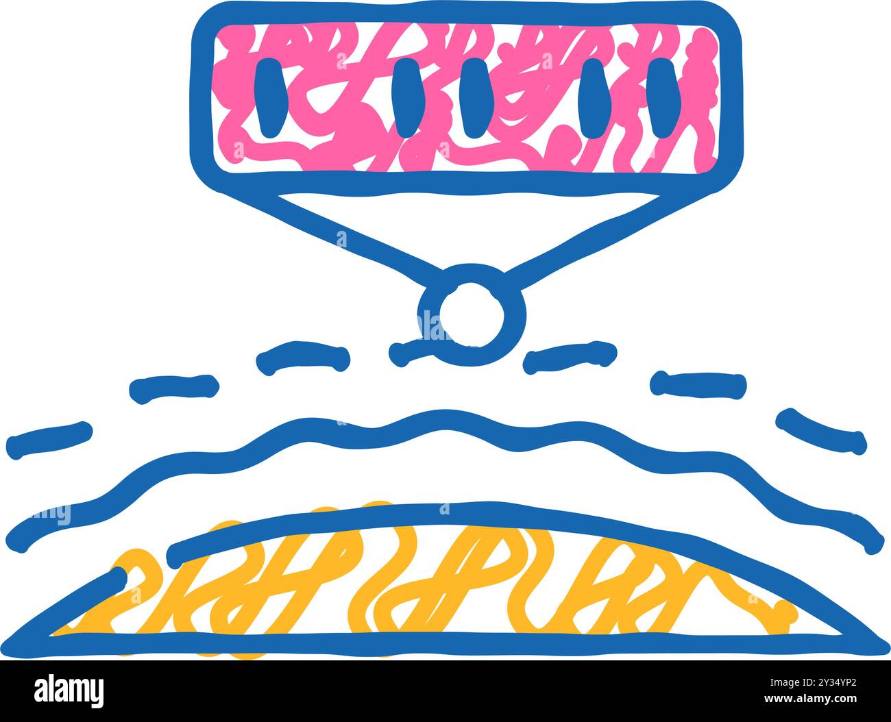 spectral analysis of stars and planets icon doodle illustration Stock ...