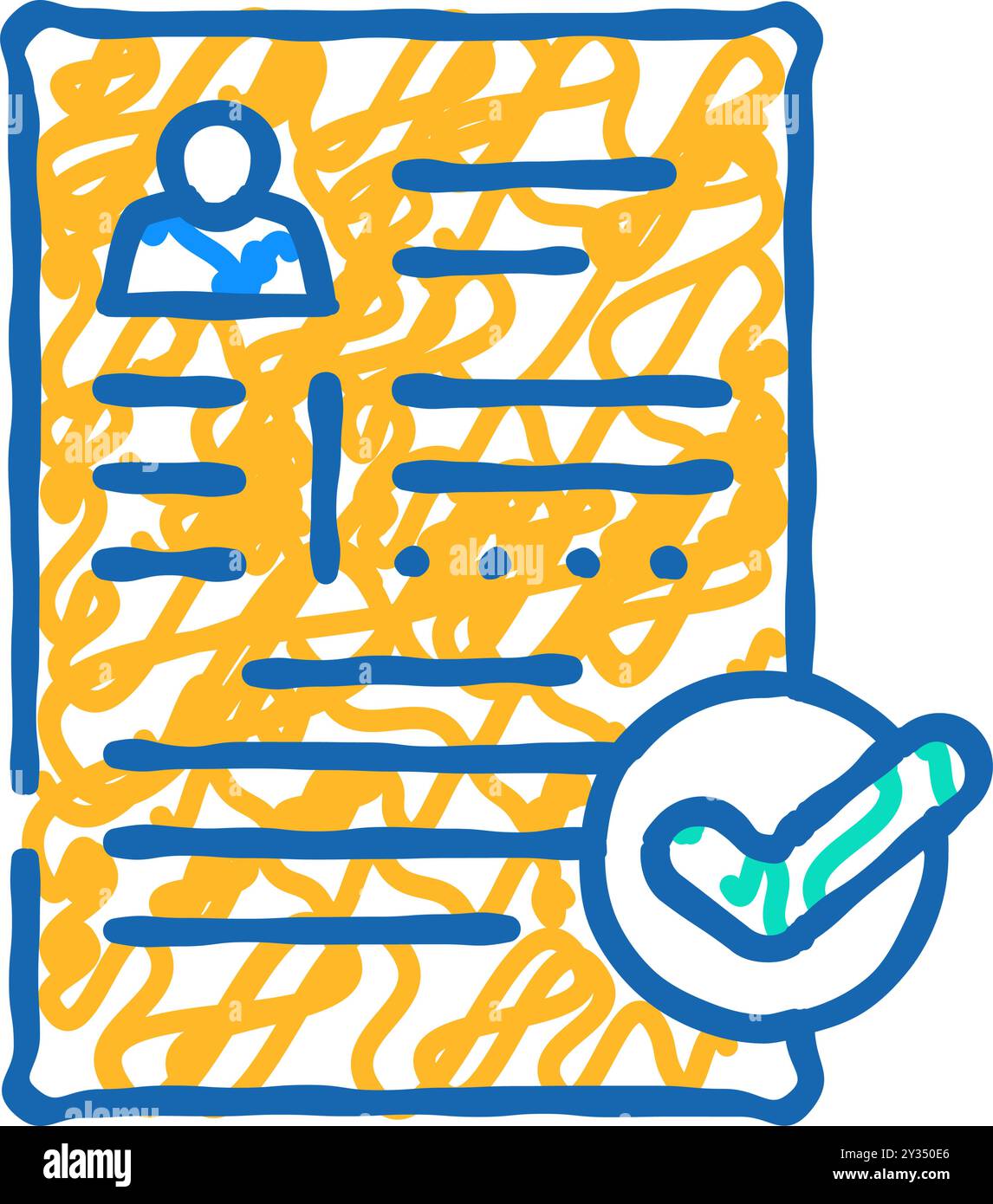 cv compliance icon doodle illustration Stock Vector Image & Art - Alamy