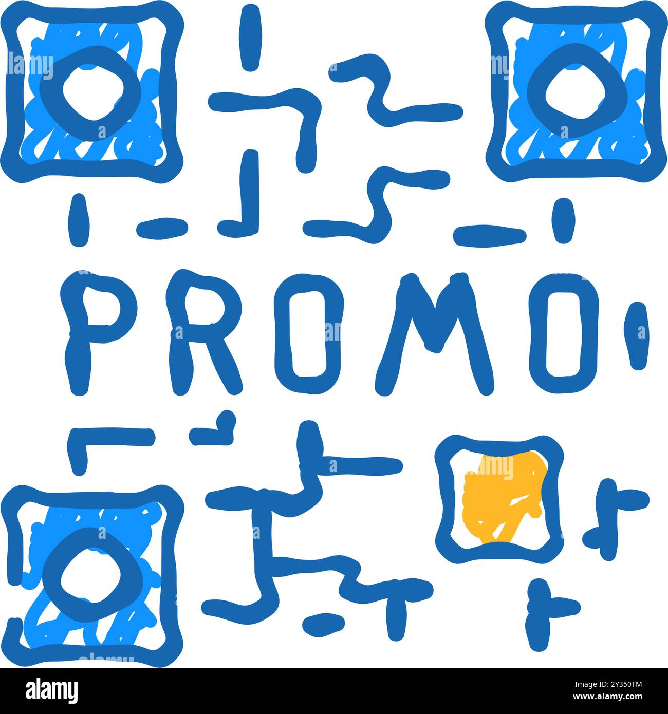 qr code icon doodle illustration Stock Vector Image & Art - Alamy