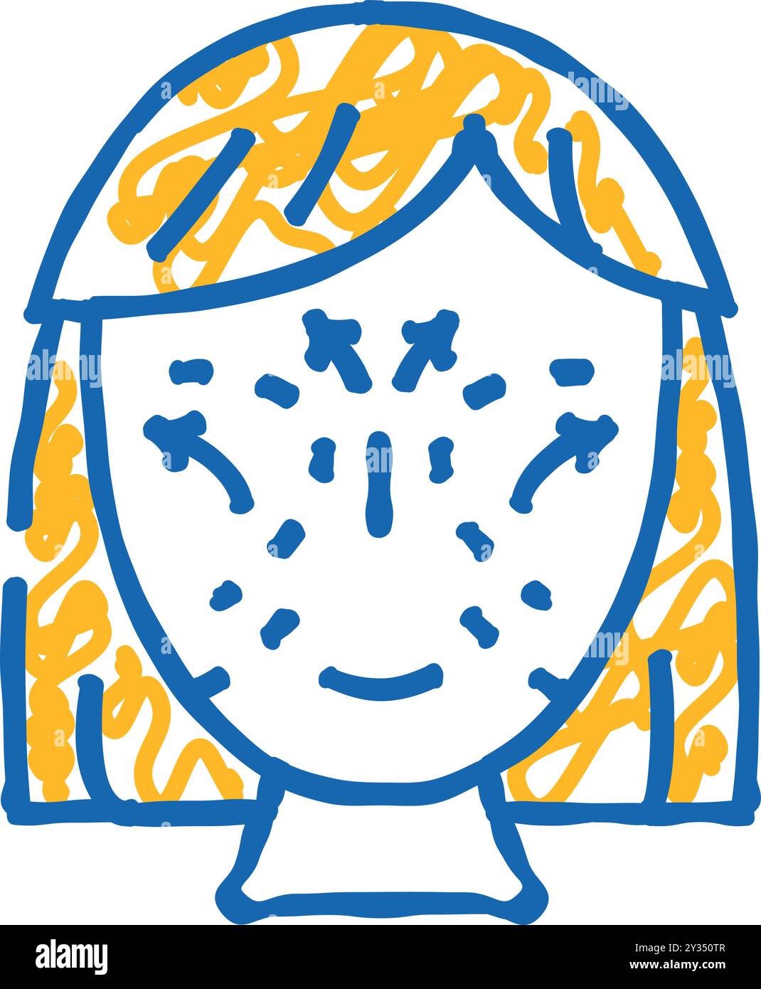lifting face skin icon doodle illustration Stock Vector Image & Art - Alamy