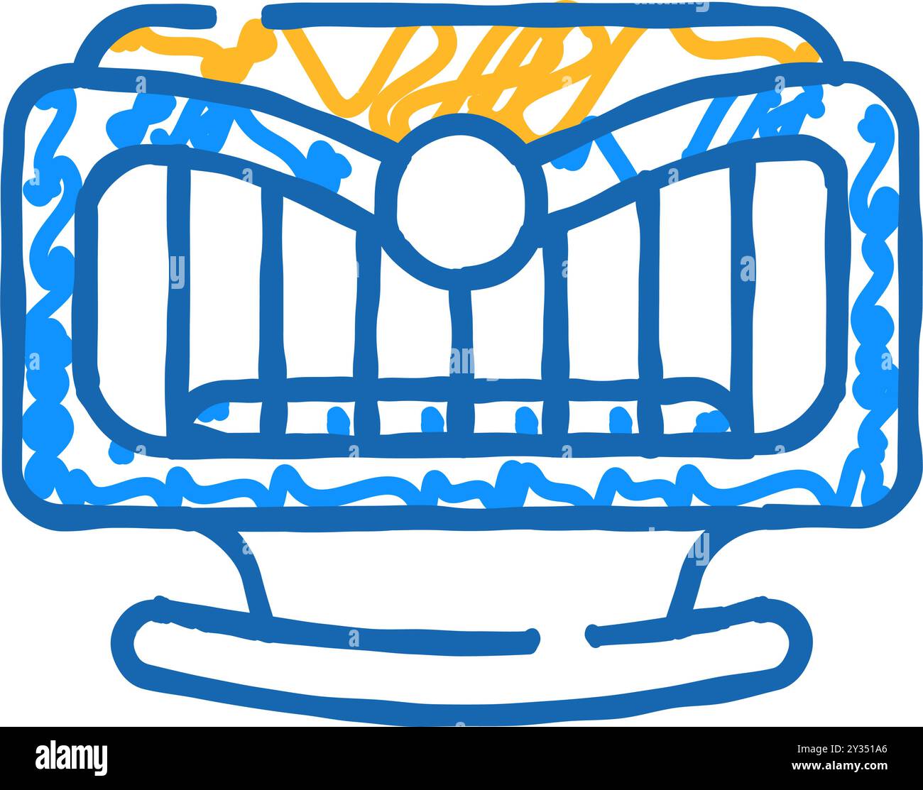 rocking bed icon doodle illustration Stock Vector Image & Art - Alamy