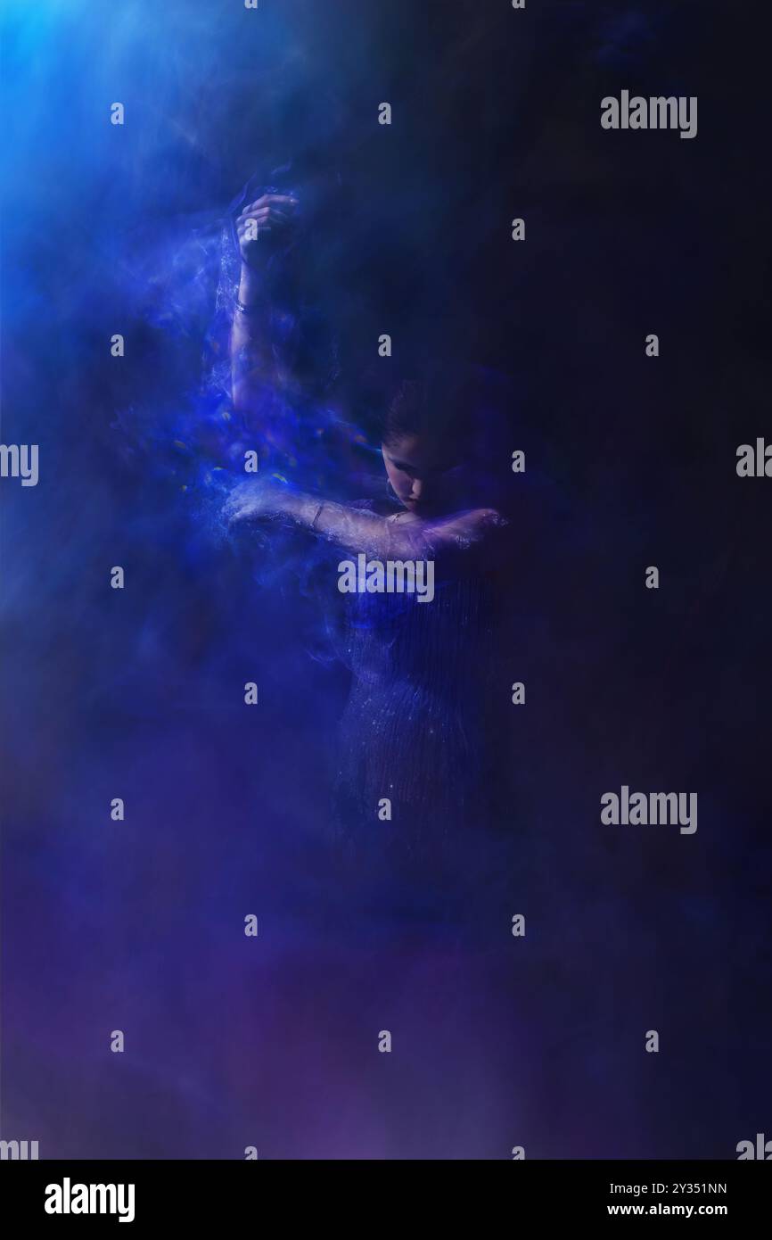 Strong and esthetic expression of an adult female with translucent ...