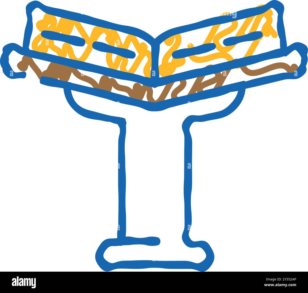 book for recommendations icon doodle illustration Stock Vector Image ...