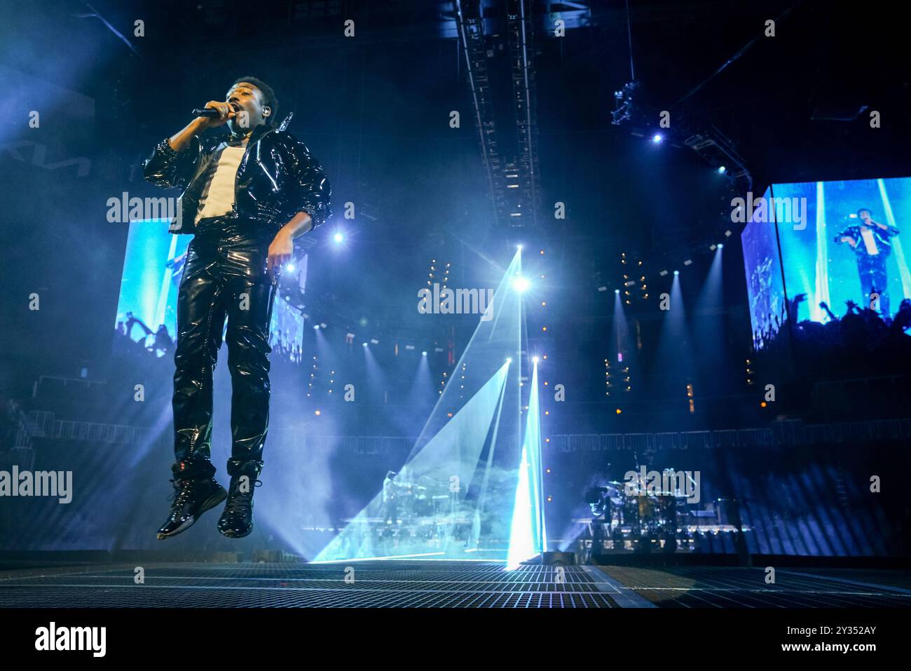 Childish Gambino (Donald Glover) performs during the New World Tour at ...