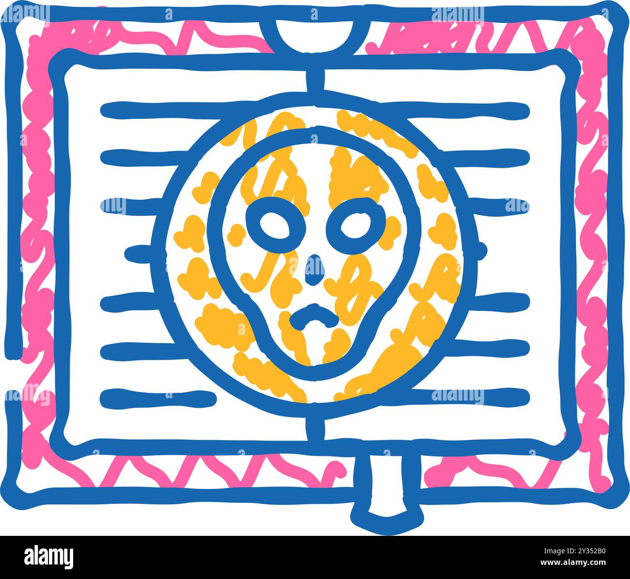 speculative fiction literature icon doodle illustration Stock Vector ...