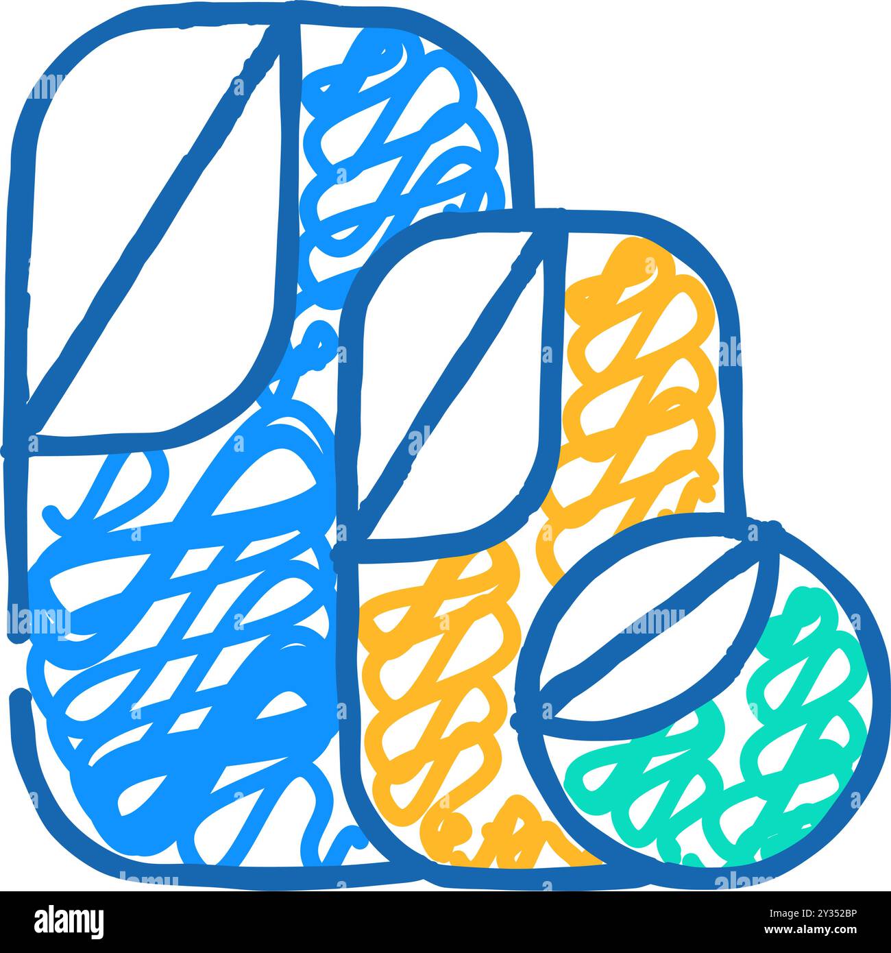 collapsible reflector icon doodle illustration Stock Vector Image & Art ...