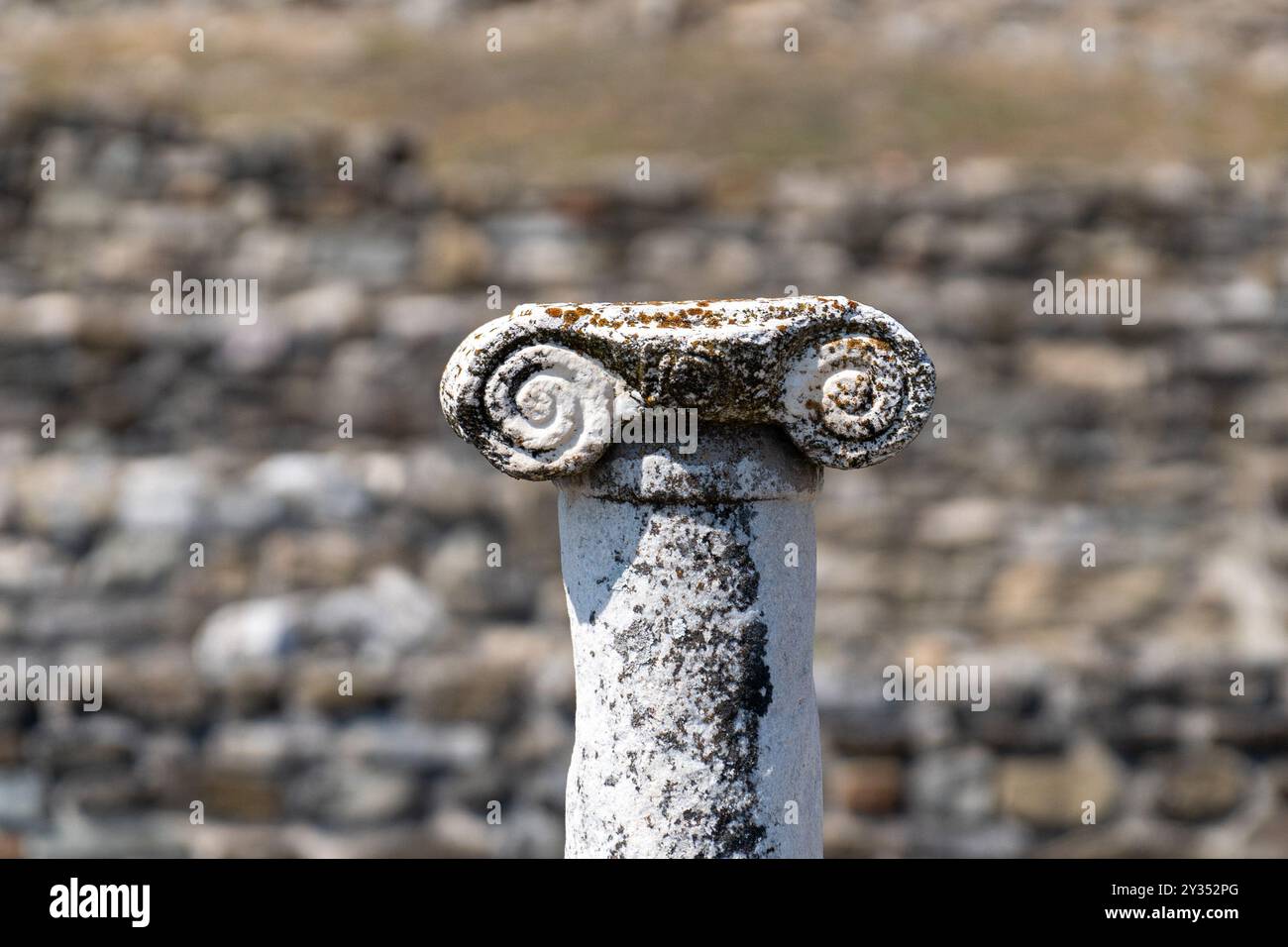 Ancient Column – Part of Macedonian City Stobi from 359 BC ...