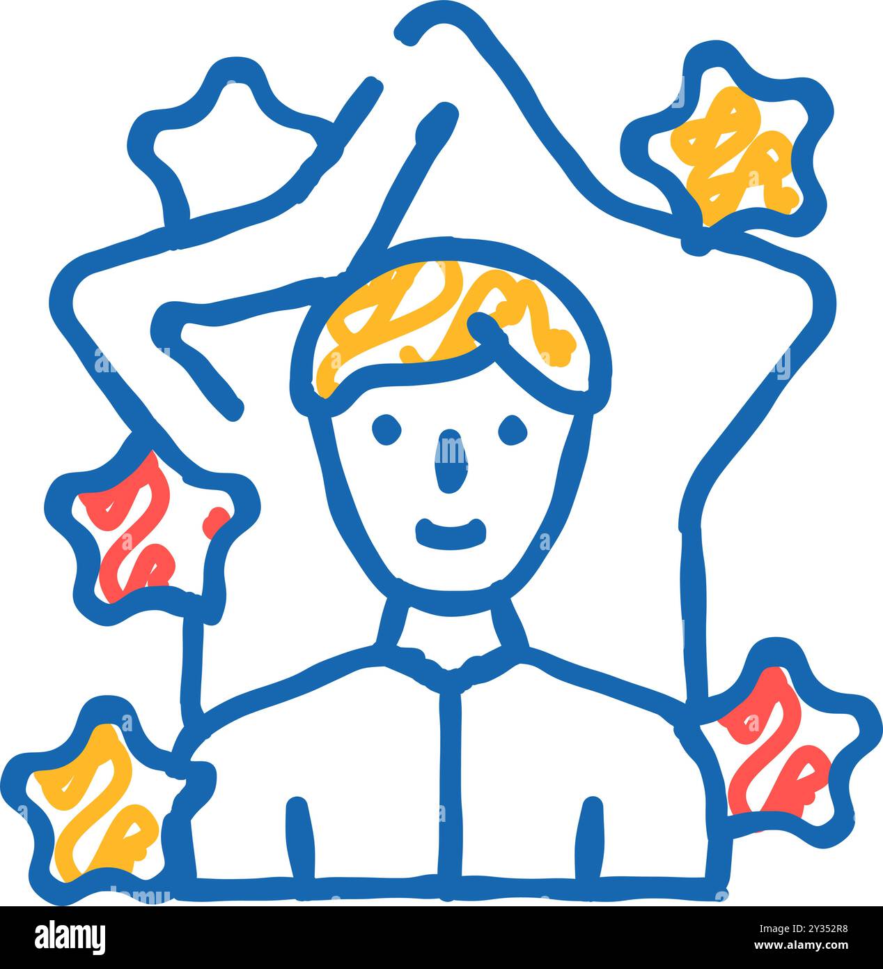 talent leadership icon doodle illustration Stock Vector Image & Art - Alamy
