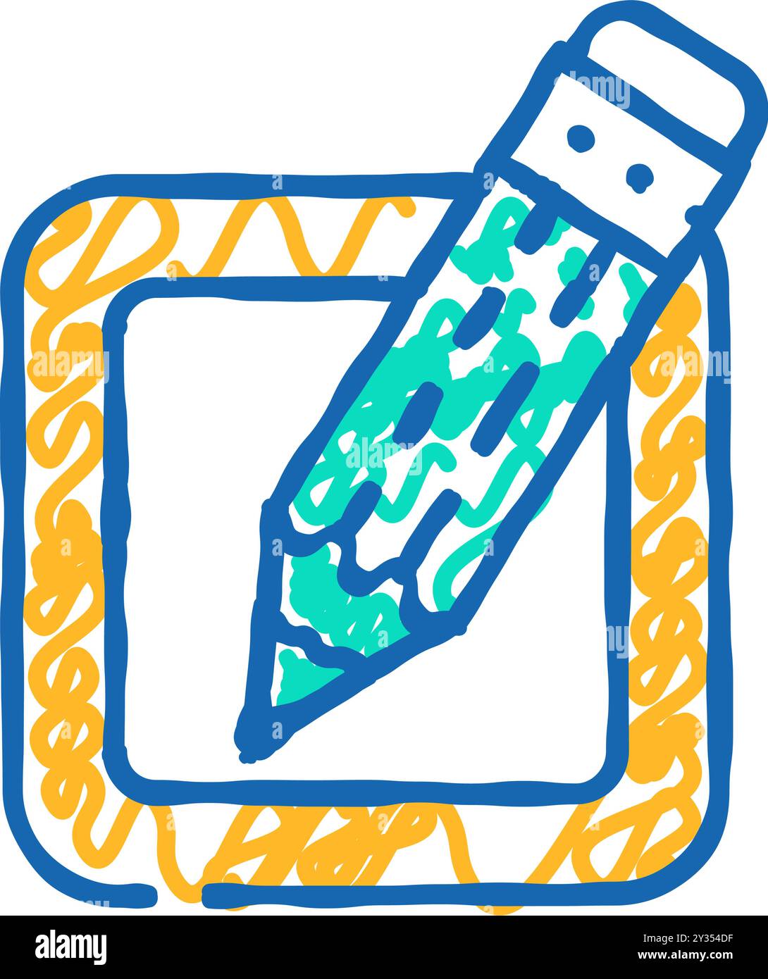 edit file icon doodle illustration Stock Vector Image & Art - Alamy