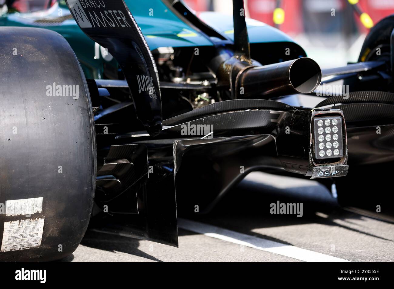 Aston Martin F1 Team AMR23, mechanical detail rear diffuser during the ...