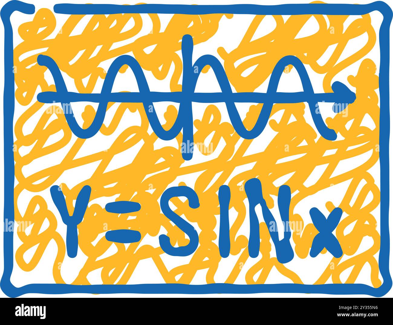 trigonometry formula icon doodle illustration Stock Vector Image & Art ...