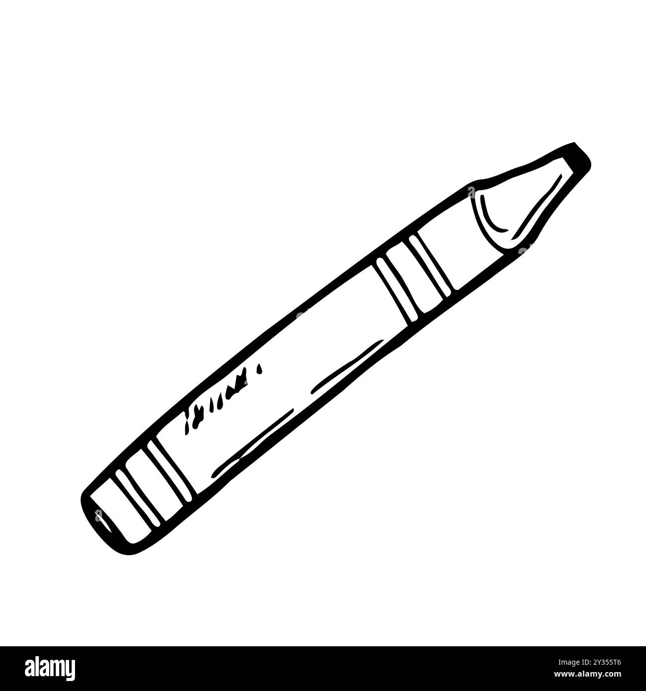 Crayon doodle sketch. Vector pencil drawing Stock Vector Image & Art ...
