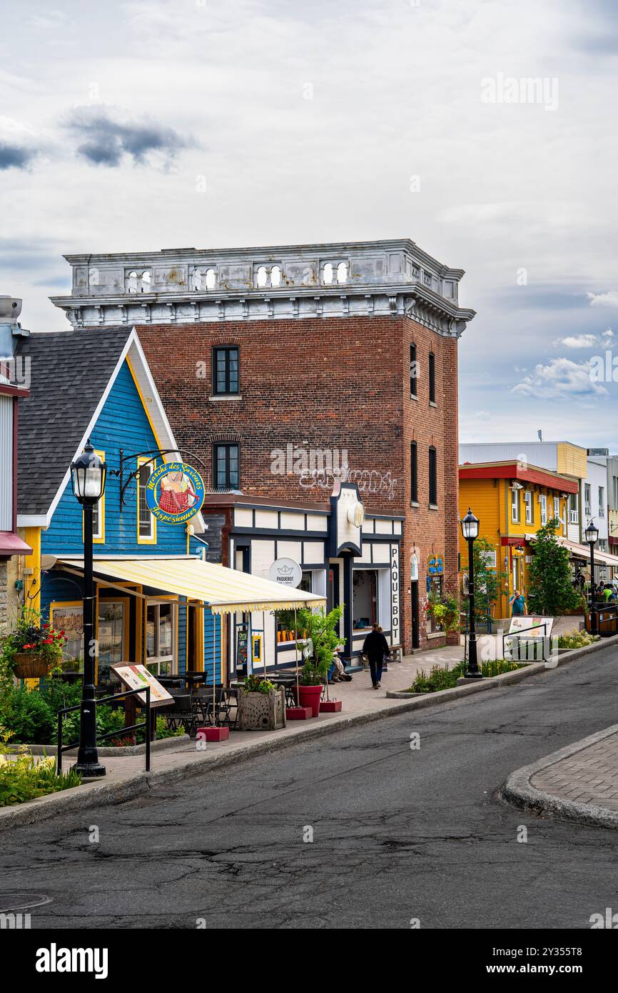 Gaspe Town, Quebec, Canada Stock Photo - Alamy