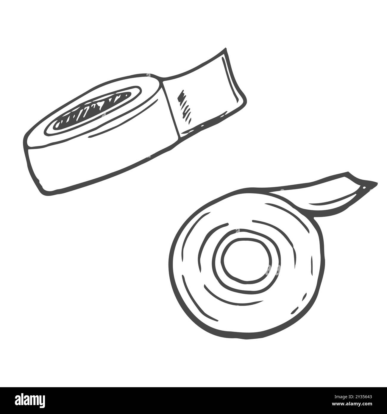 doodle line vector illustration set Stock Vector Image & Art - Alamy