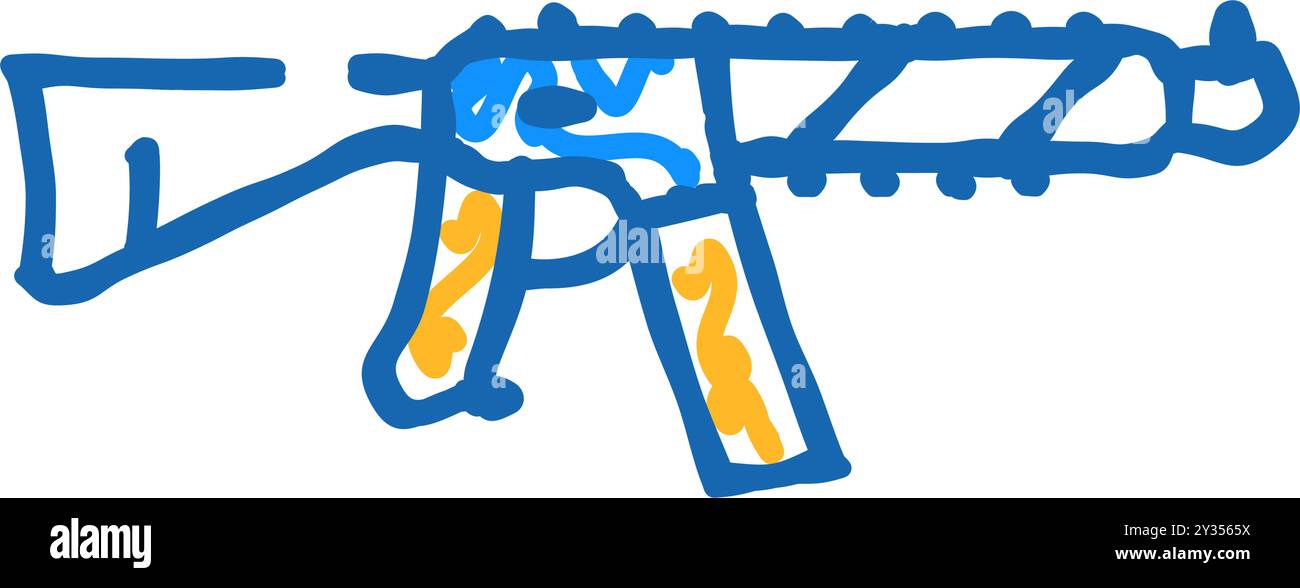 rifle weapon icon doodle illustration Stock Vector Image & Art - Alamy