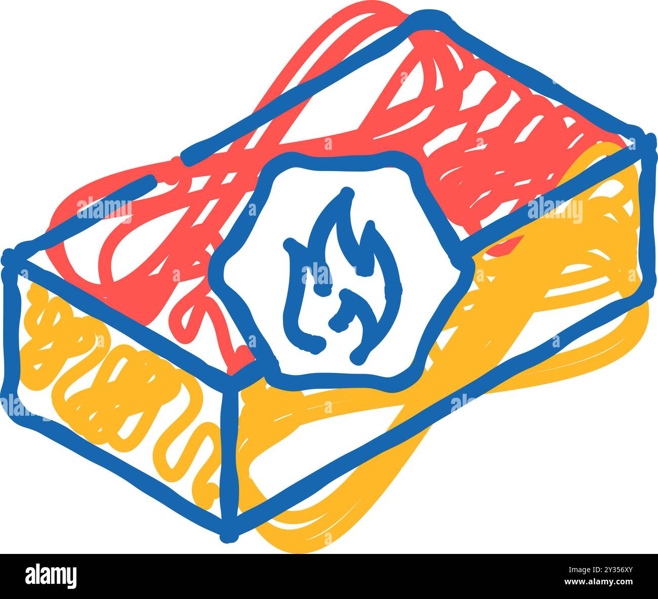 refractory brick icon doodle illustration Stock Vector Image & Art - Alamy