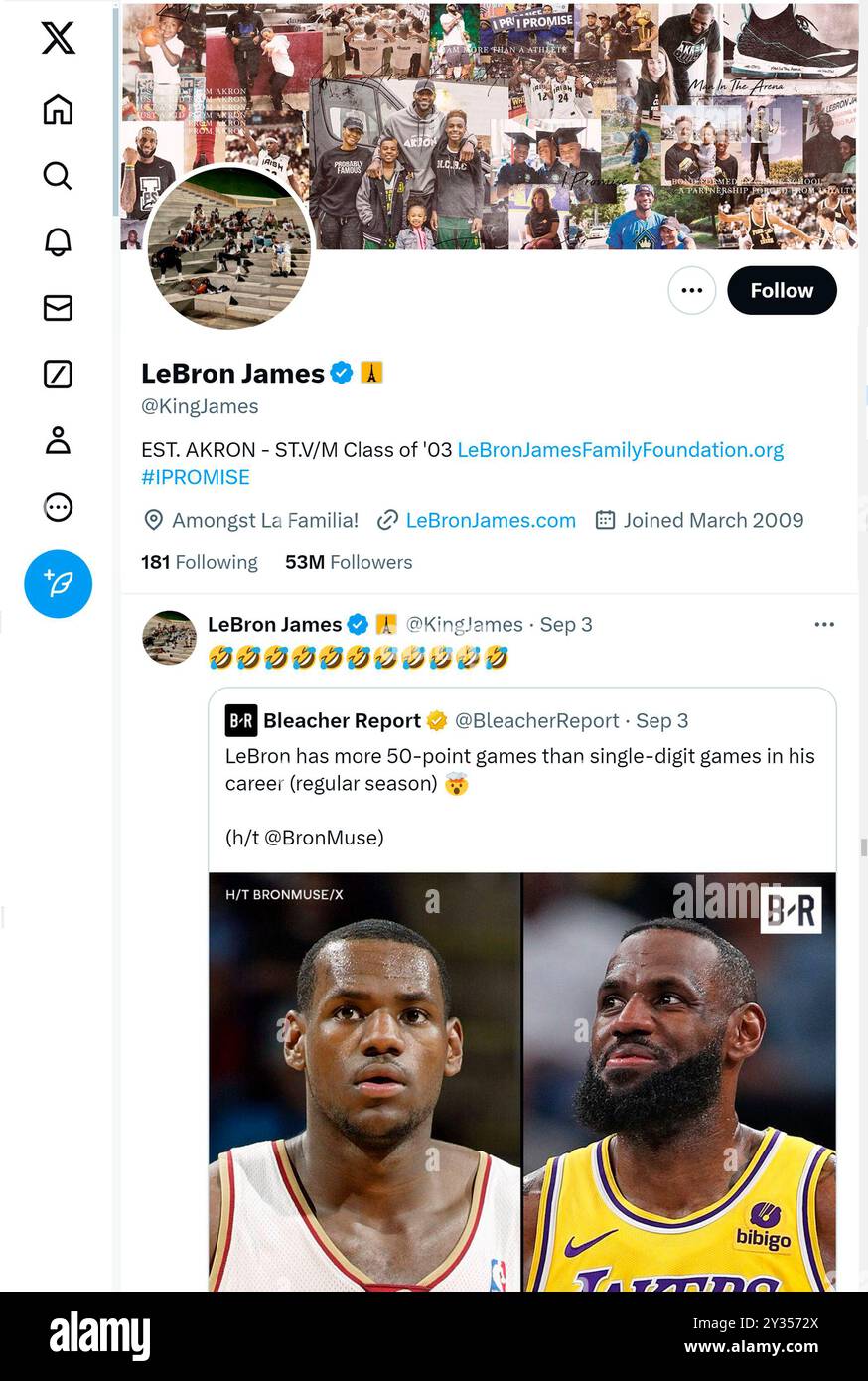 Lebron james basketball hi-res stock photography and images - Alamy