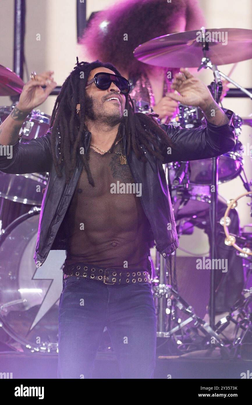 New York, New York, USA. 12th Sep, 2024. (NEW) Lenny Kravitz Rocks the ...