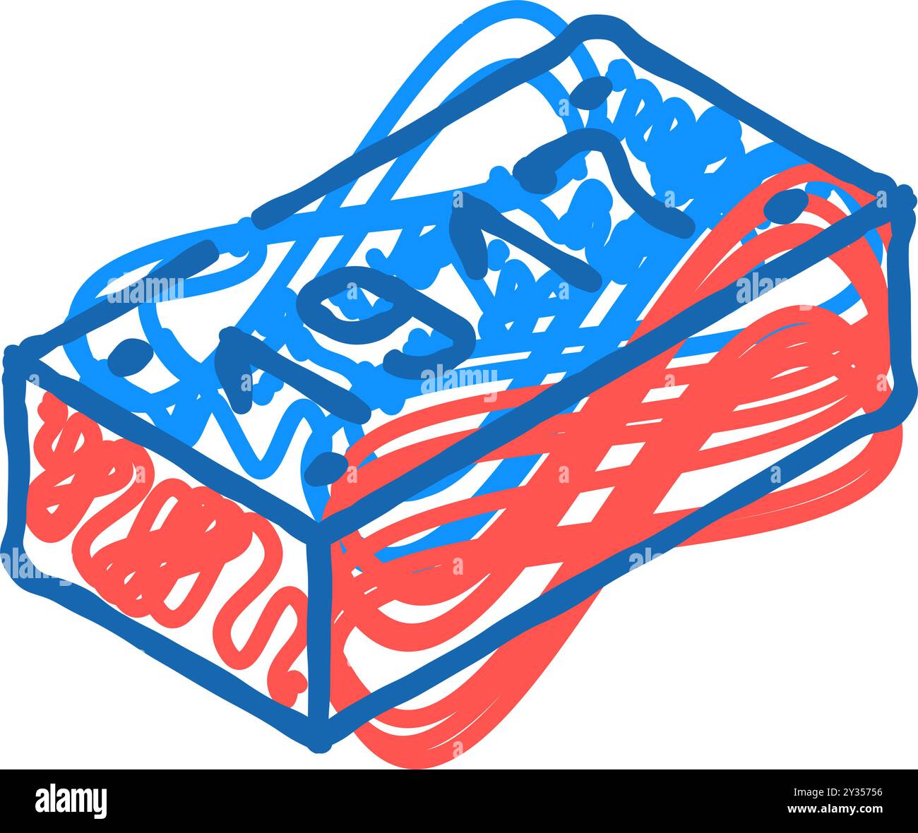 Old handmade brick wall Stock Vector Images - Alamy