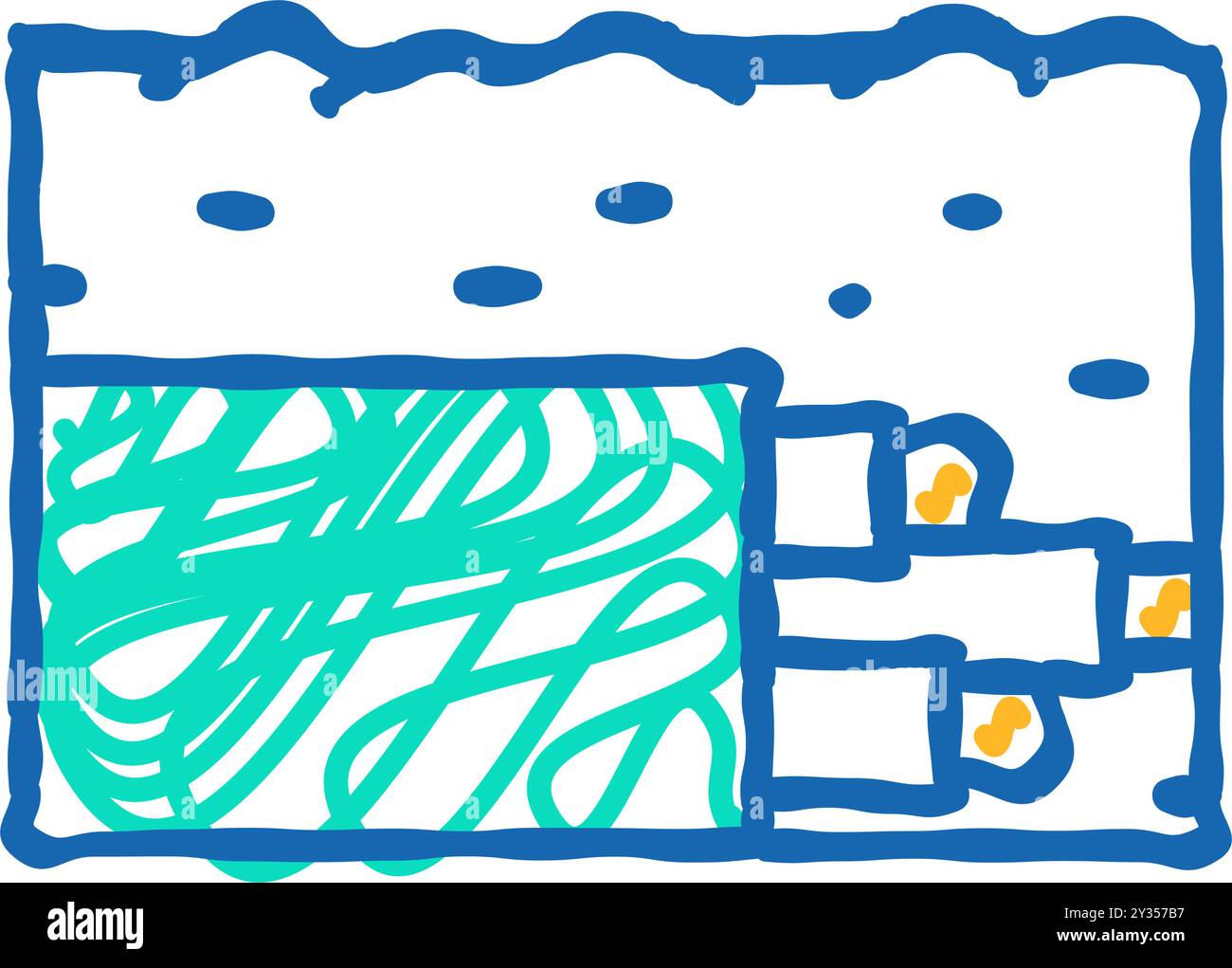 underground cable icon doodle illustration Stock Vector Image & Art - Alamy