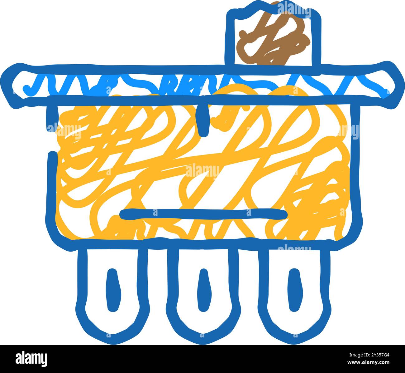 single pole double throw electrical switch icon doodle illustration ...