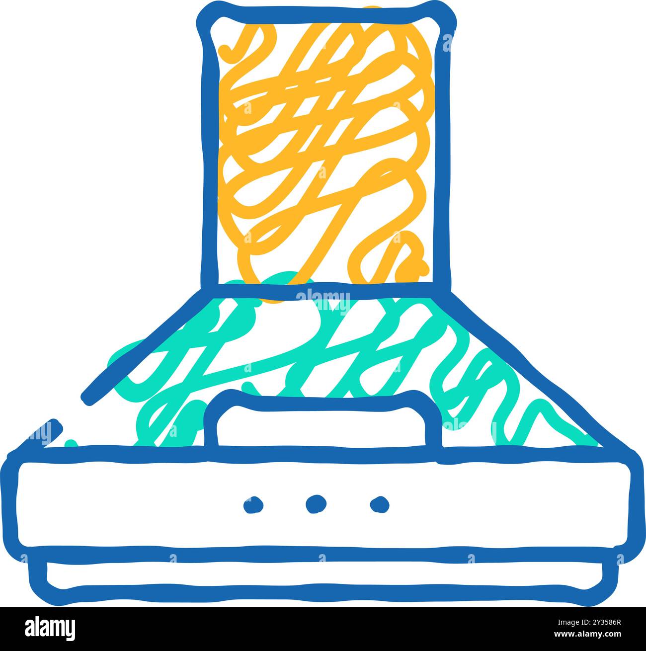 cooker hood icon doodle illustration Stock Vector Image & Art - Alamy