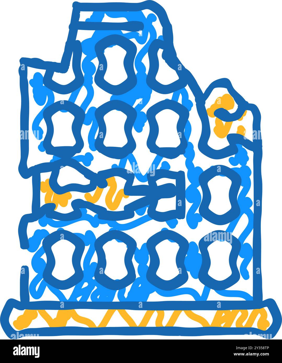 ruined house icon doodle illustration Stock Vector Image & Art - Alamy