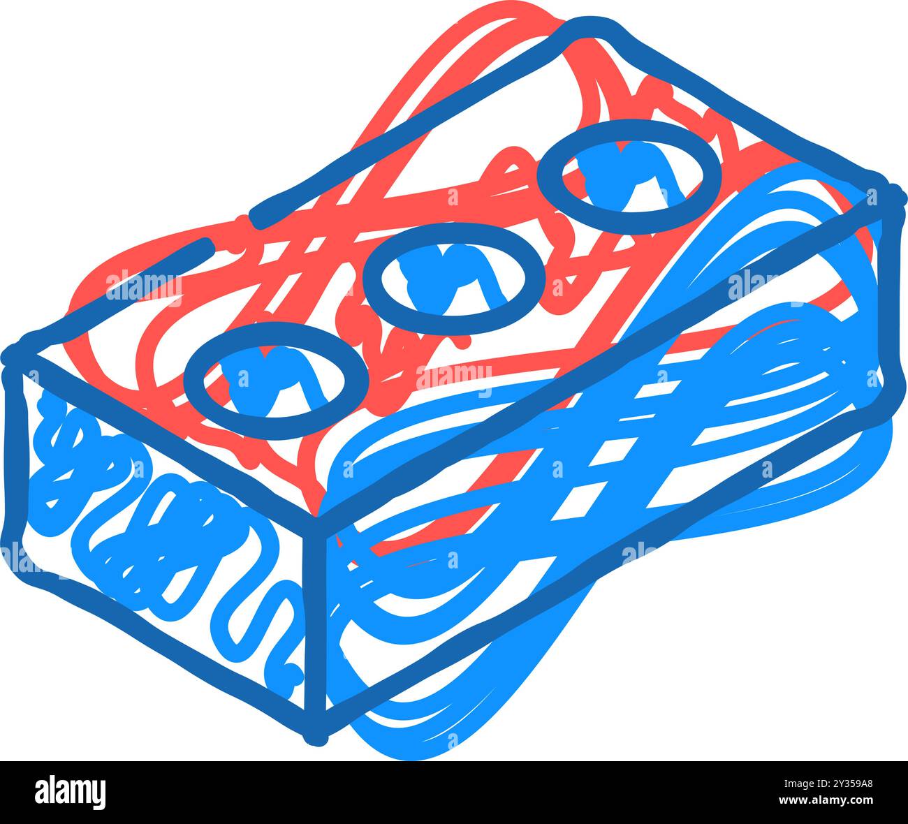 hollow brick icon doodle illustration Stock Vector Image & Art - Alamy