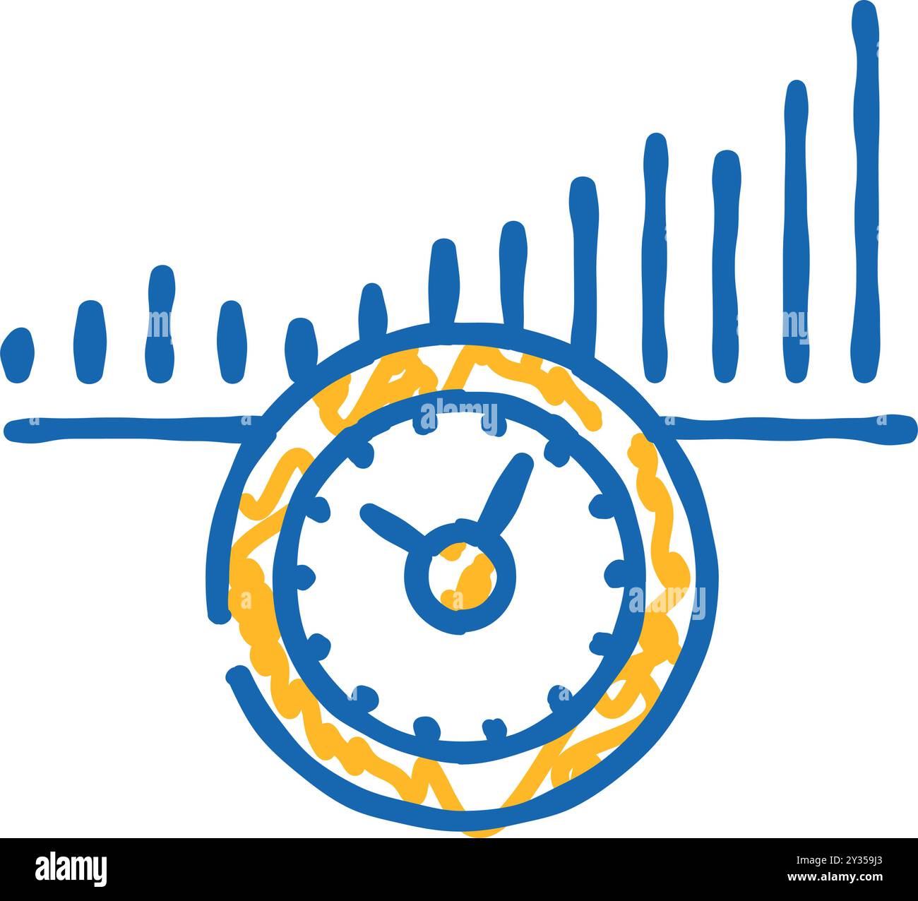 increase time icon doodle illustration Stock Vector Image & Art - Alamy