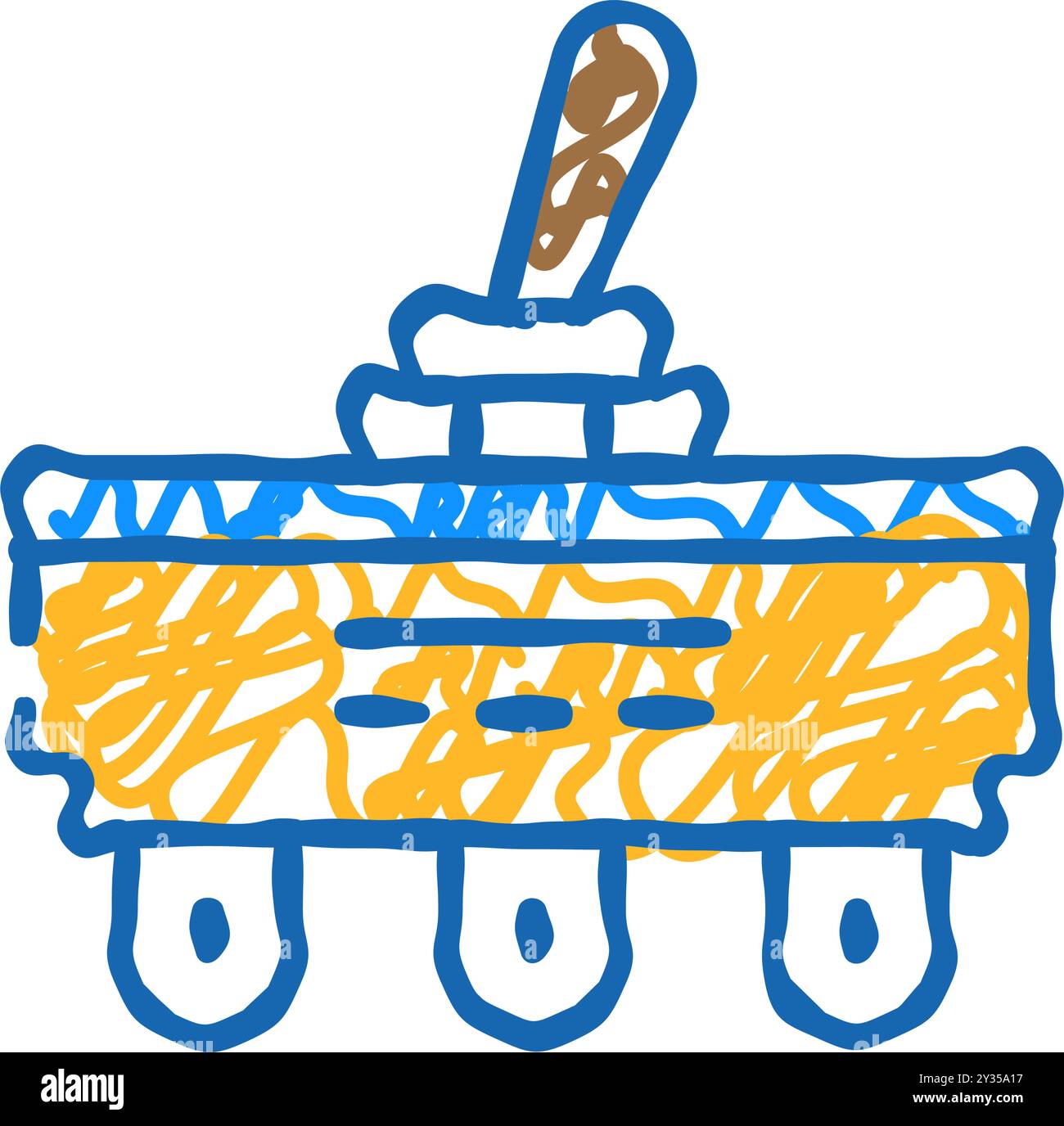 double pole single throw switch electronic part icon doodle ...