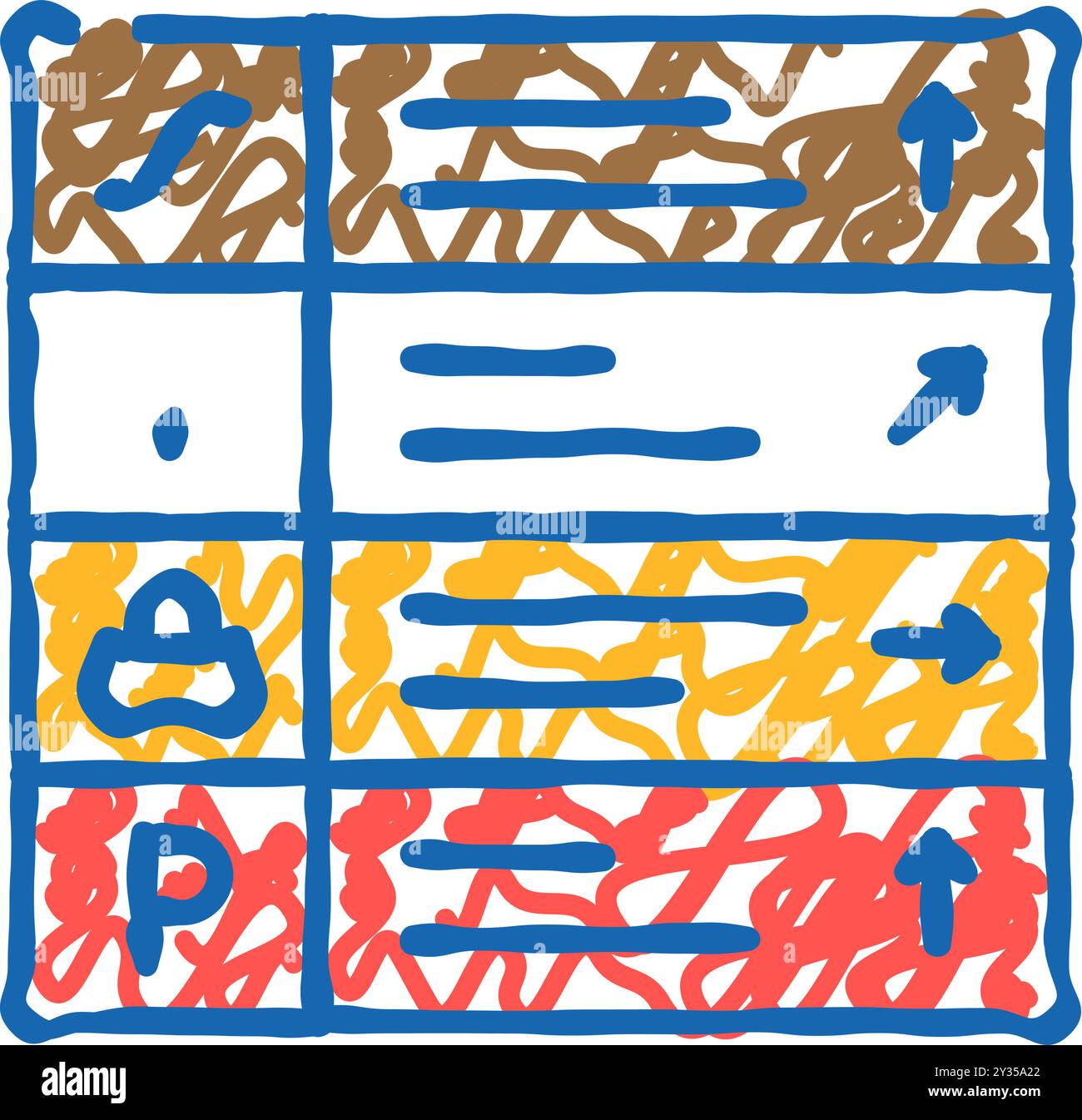 pointer direction icon doodle illustration Stock Vector Image & Art - Alamy