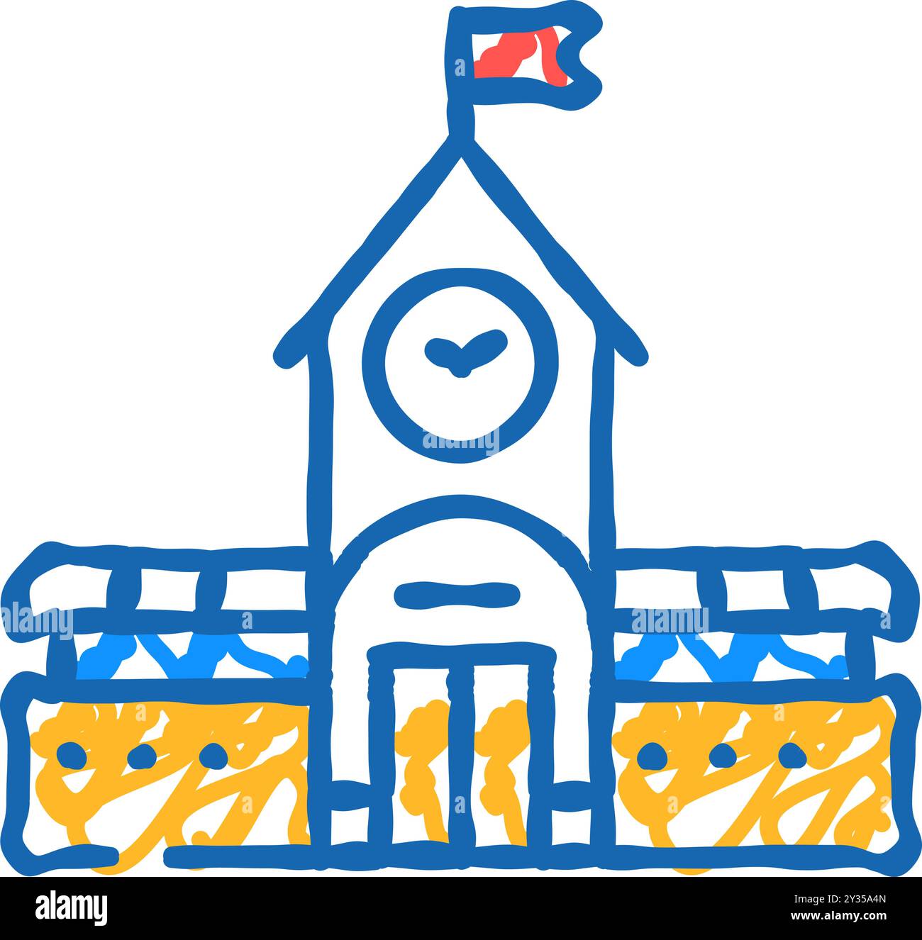 Scan ticket train station Stock Vector Images - Alamy