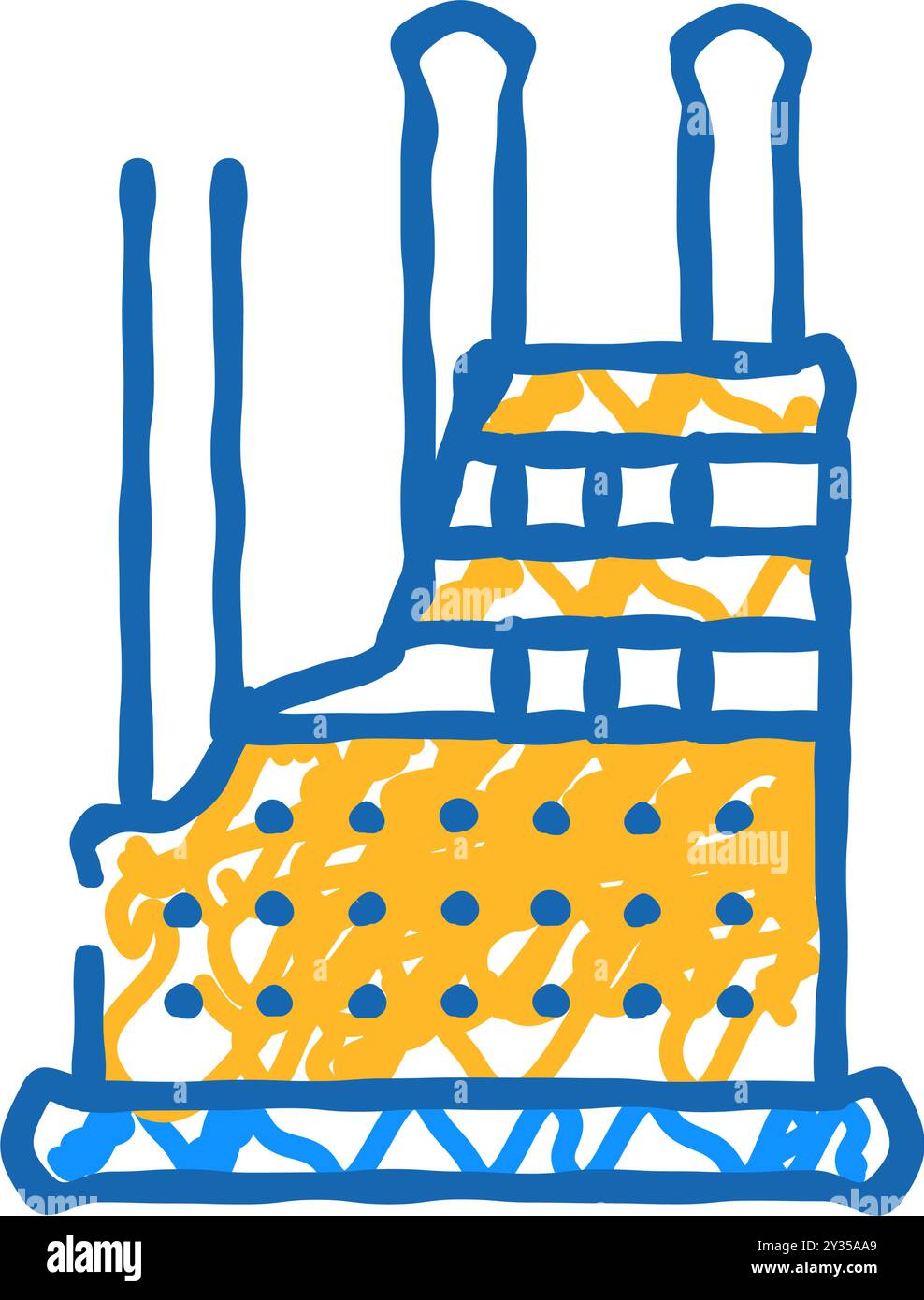 unfinished house icon doodle illustration Stock Vector Image & Art - Alamy