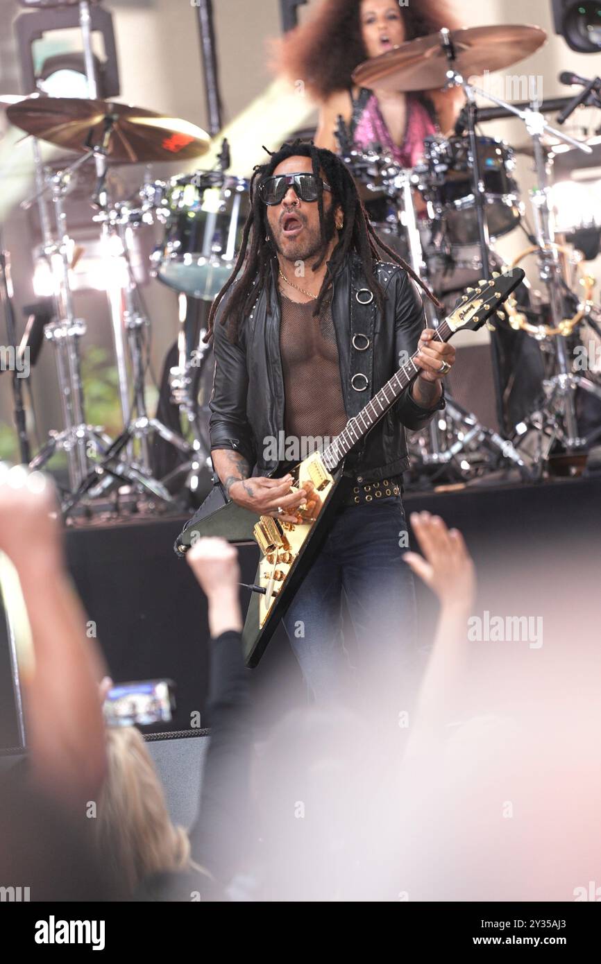 New York, New York, USA. 12th Sep, 2024. (NEW) Lenny Kravitz Rocks the ...