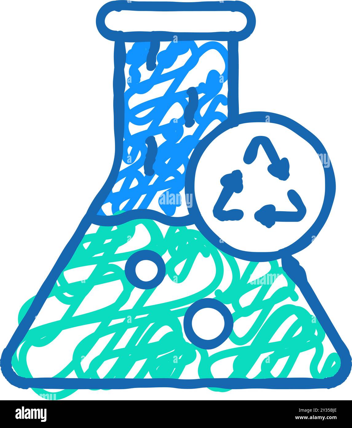 chemicals waste icon doodle illustration Stock Vector Image & Art - Alamy