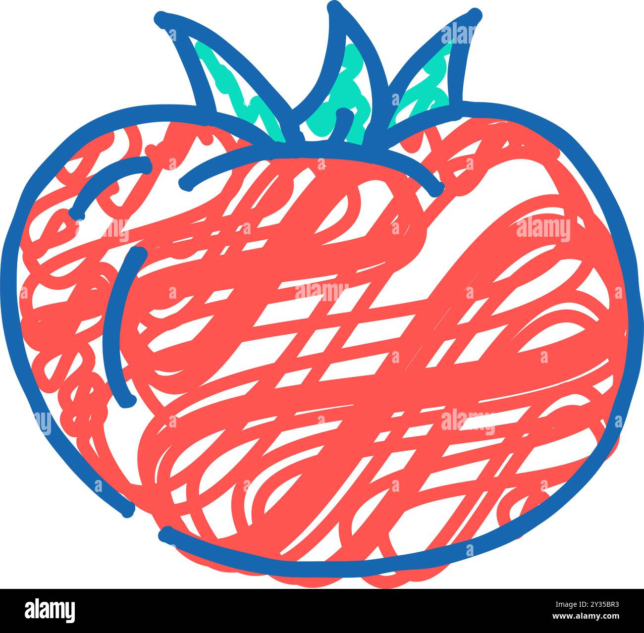 tomato vegetable icon doodle illustration Stock Vector Image & Art - Alamy