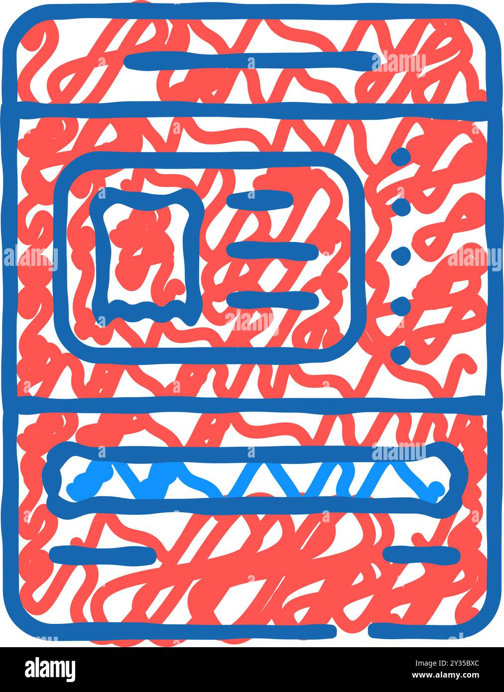 ticket dispenser icon doodle illustration Stock Vector Image & Art - Alamy