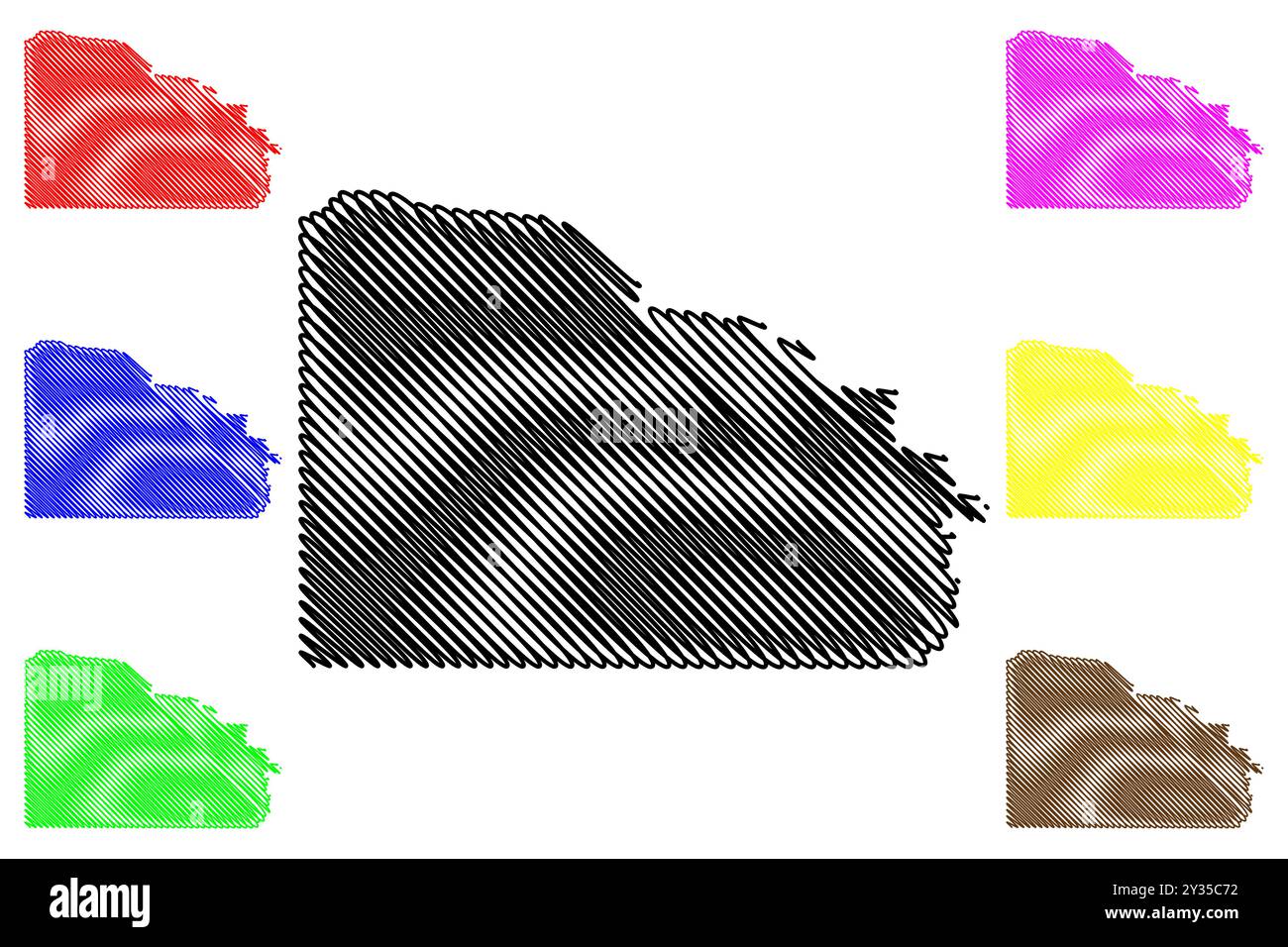 Shire of Bulloo (Commonwealth of Australia, Queensland state) map ...