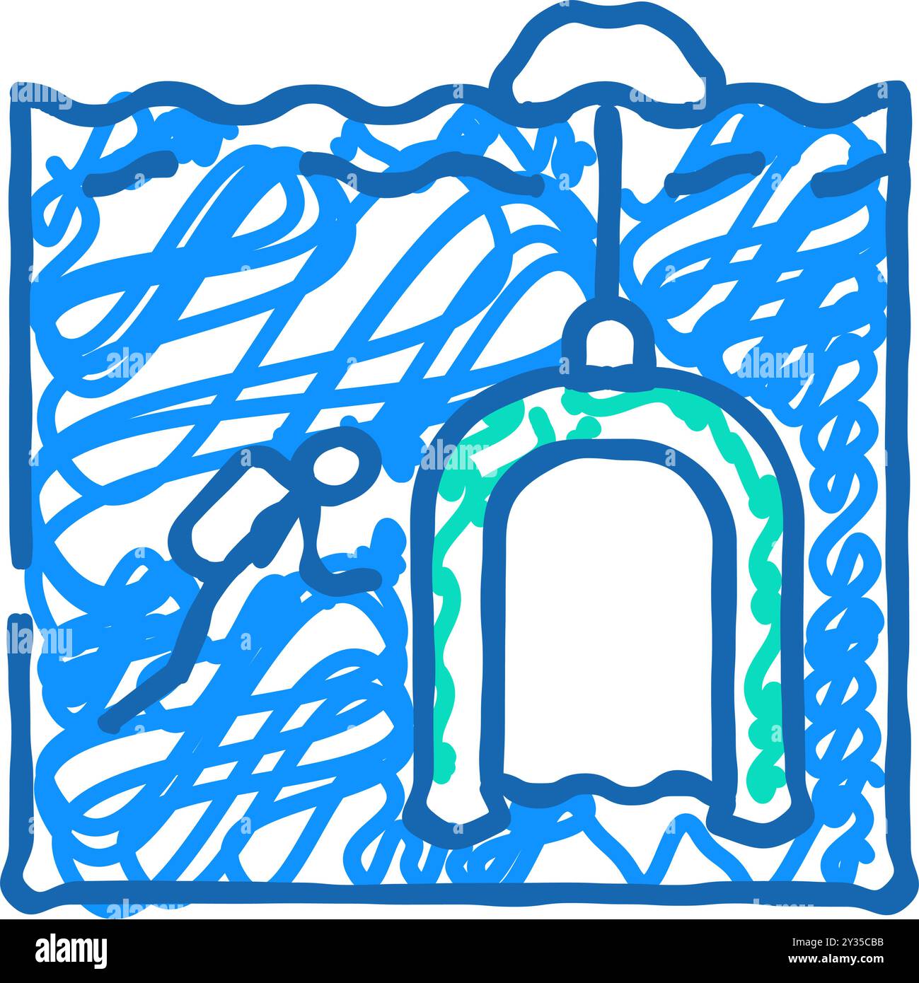 Diving bell underwater Stock Vector Images - Alamy