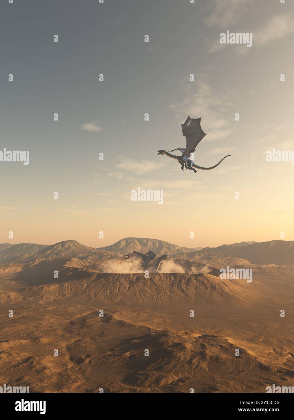 3d dragons hi-res stock photography and images - Alamy