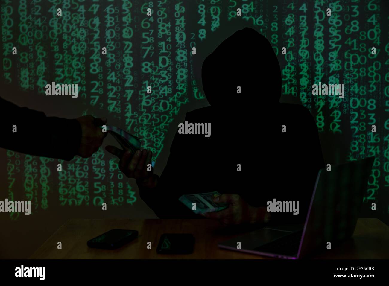 The concept of cybersecurity and data theft Stock Photo - Alamy