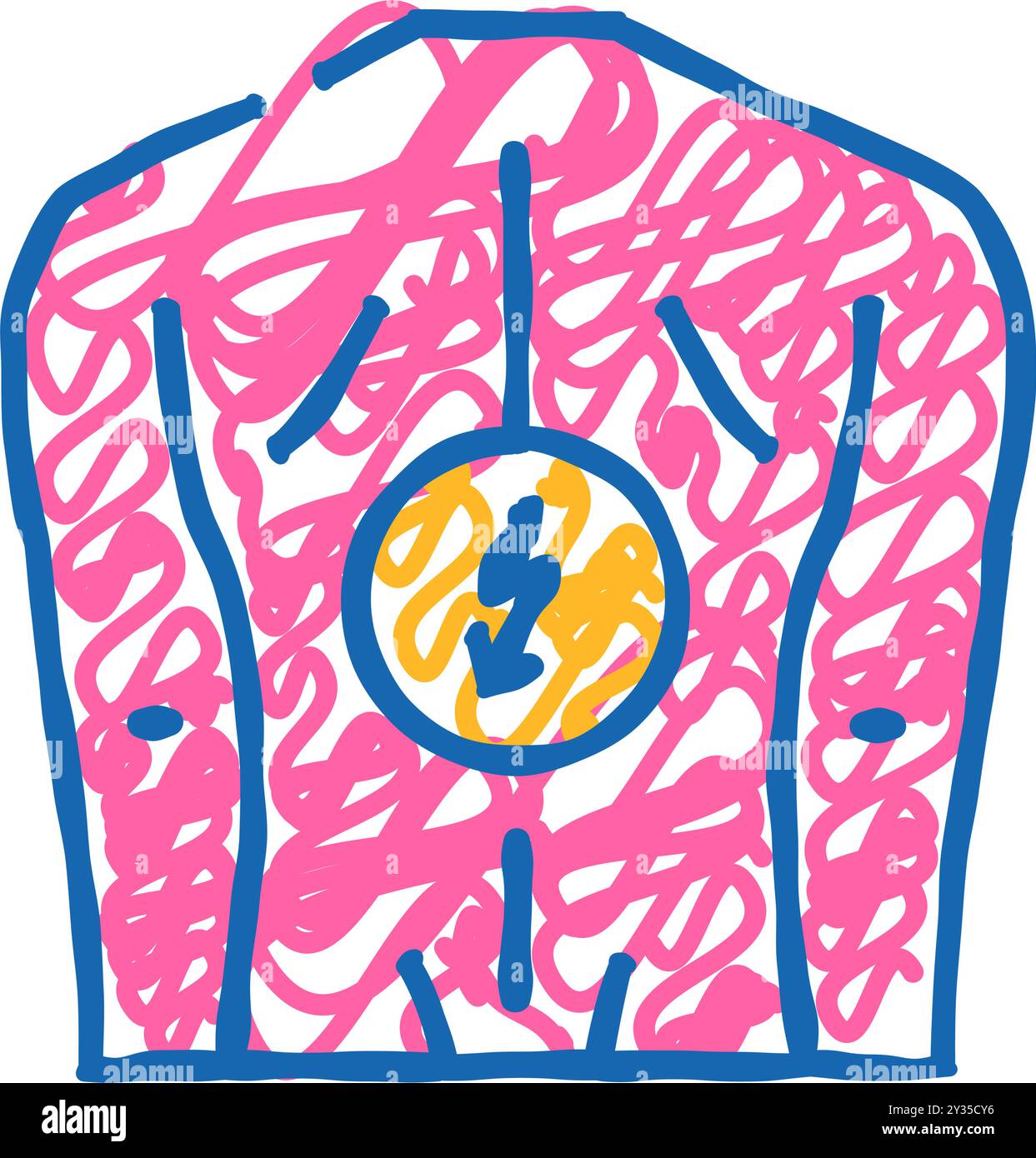 backache sick icon doodle illustration Stock Vector Image & Art - Alamy