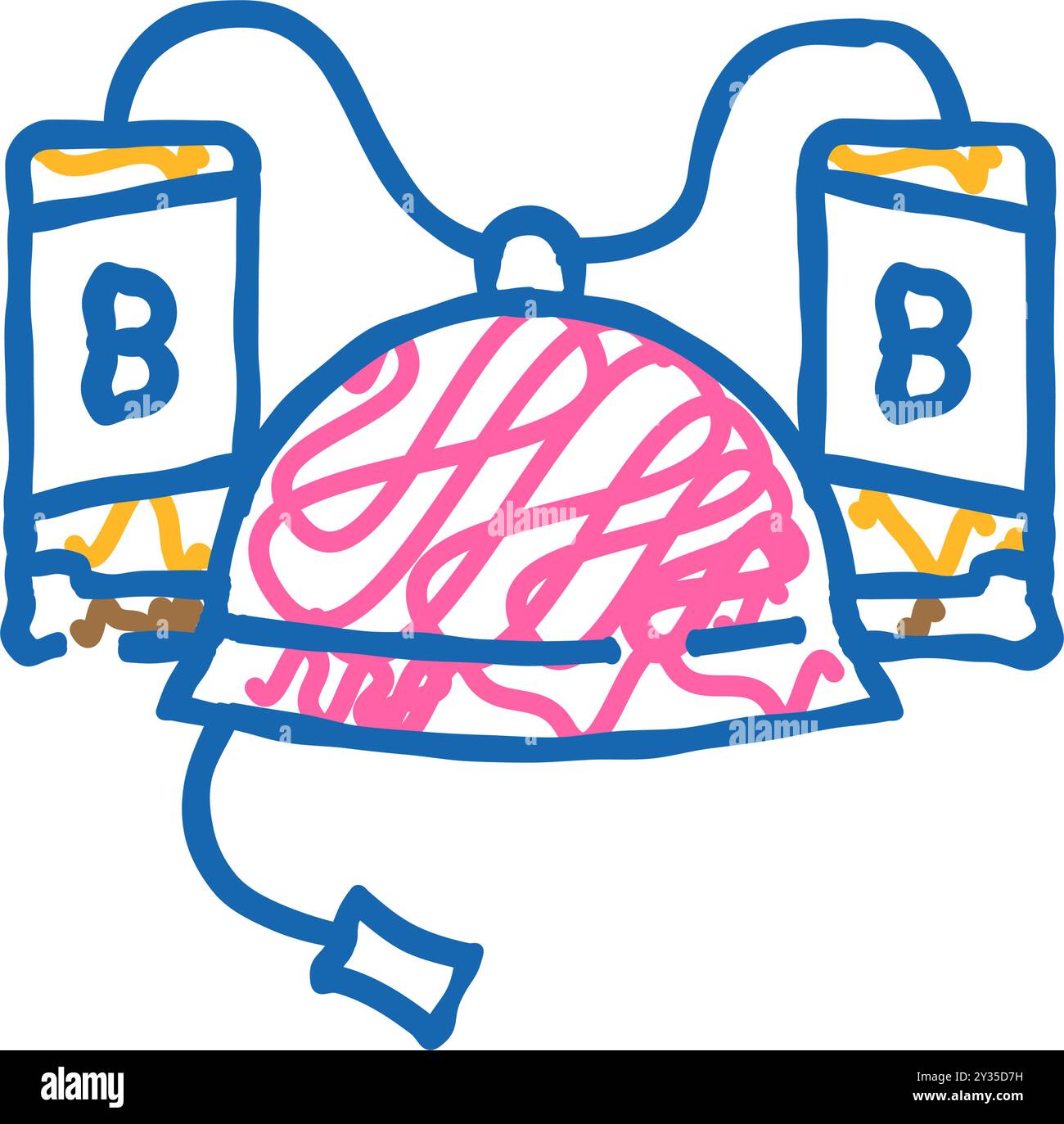 helmet with beer icon doodle illustration Stock Vector Image & Art - Alamy