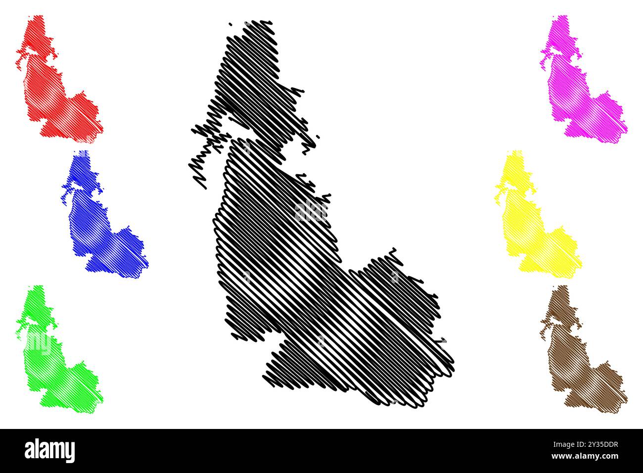 Shire of Cook (Commonwealth of Australia, Queensland state) map vector ...