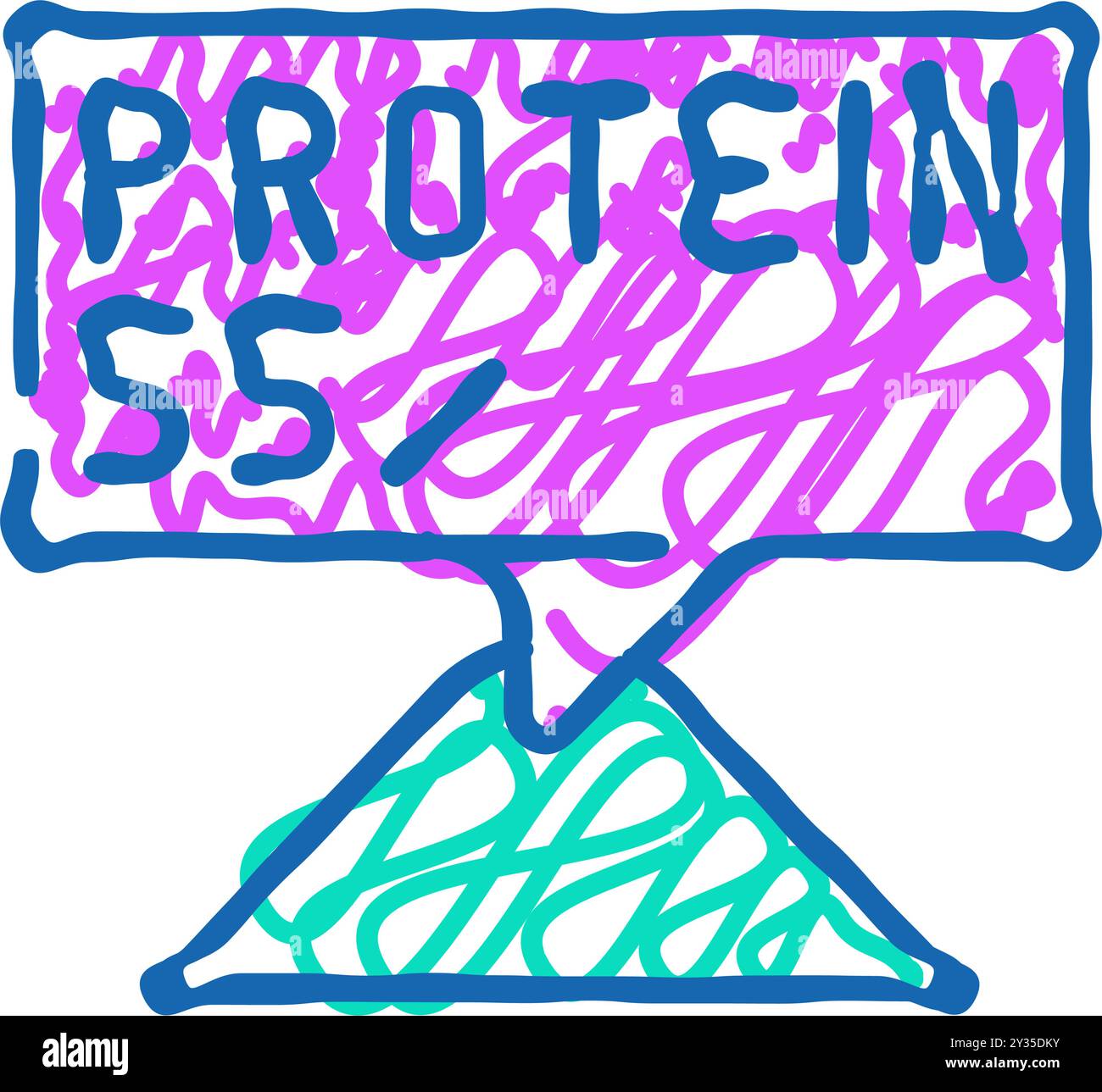 protein in spirulina icon doodle illustration Stock Vector Image & Art ...